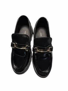 ASOS | Shoes | Asos Design Masterpiece Chunky Black Leather Horsebit ...